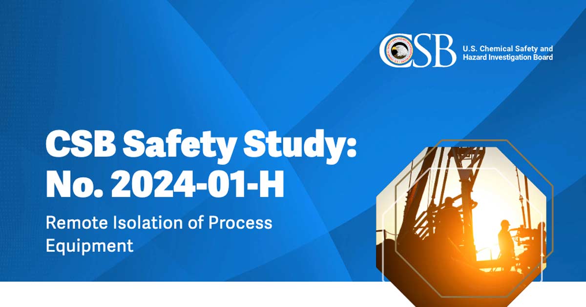 Hazmat Study Calls for Remote Isolation Equipment - HazmatNation