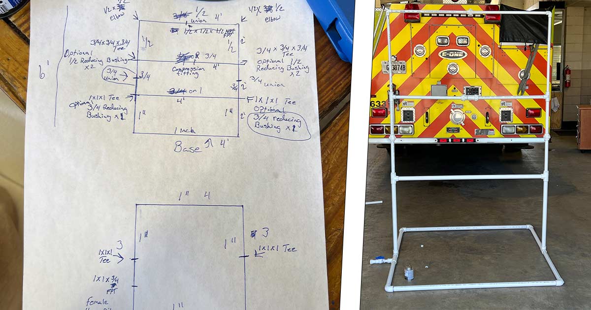 Ga. Hazmat Tech Builds Portable Leak Tree for Training - HazmatNation